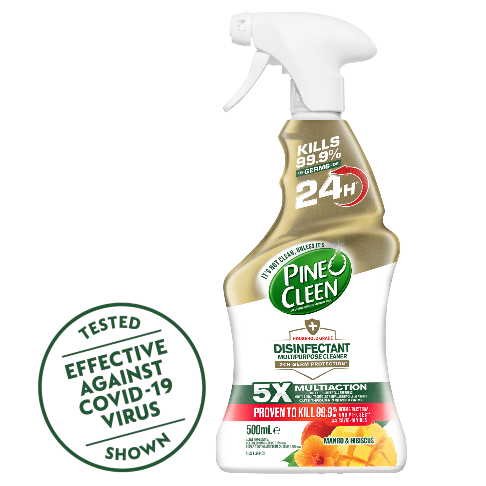 Multi-Purpose Spray 24h Protection Mango 0.5l | Pine O Cleen | Pine O Cleen AU